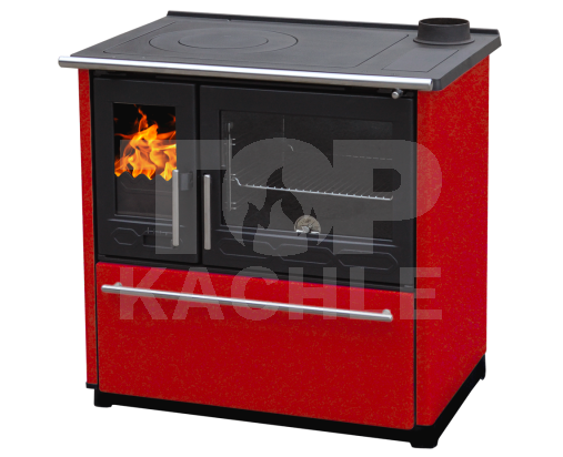 Kachľový sporák Plamen 850 Glas, s výhrevným výkonom 8-11kW, pravá ...